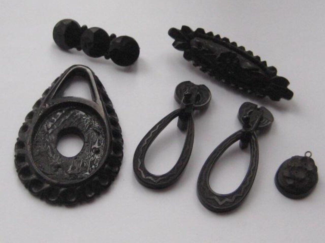 Victorian Edwardian Mourning Jewellery A/F - Etsy