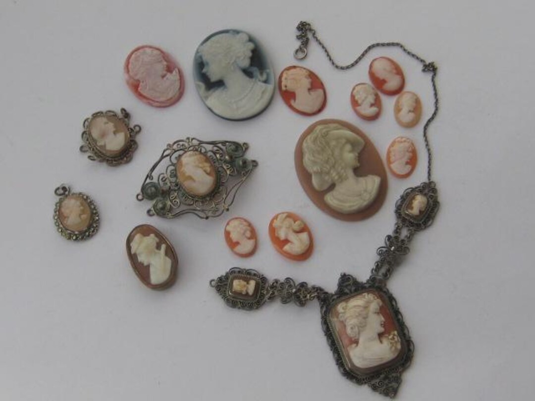 Mixed Vintage Modern Cameos for Repurpose - Etsy