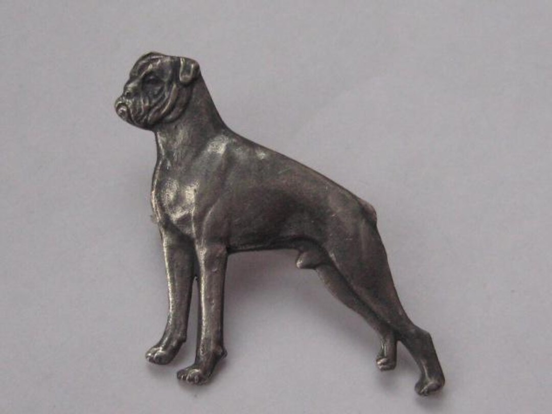Vintage Kenart Boxer Dog Brooch - Etsy