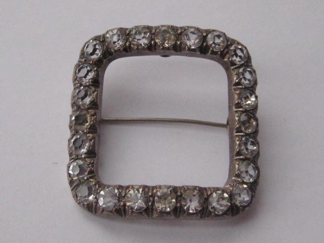 Beautiful Victorian Paste Buckle Brooch - Etsy