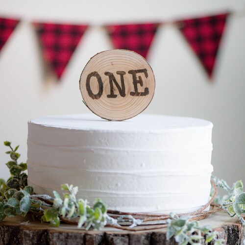 Wood Disc Cake Topper Birthday Cake Toppers First Birthday | Etsy