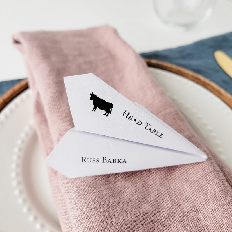 Origami Place Card - Etsy