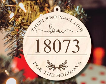 Home for the Holidays Zip Code New Home Ornament 2021 - Etsy