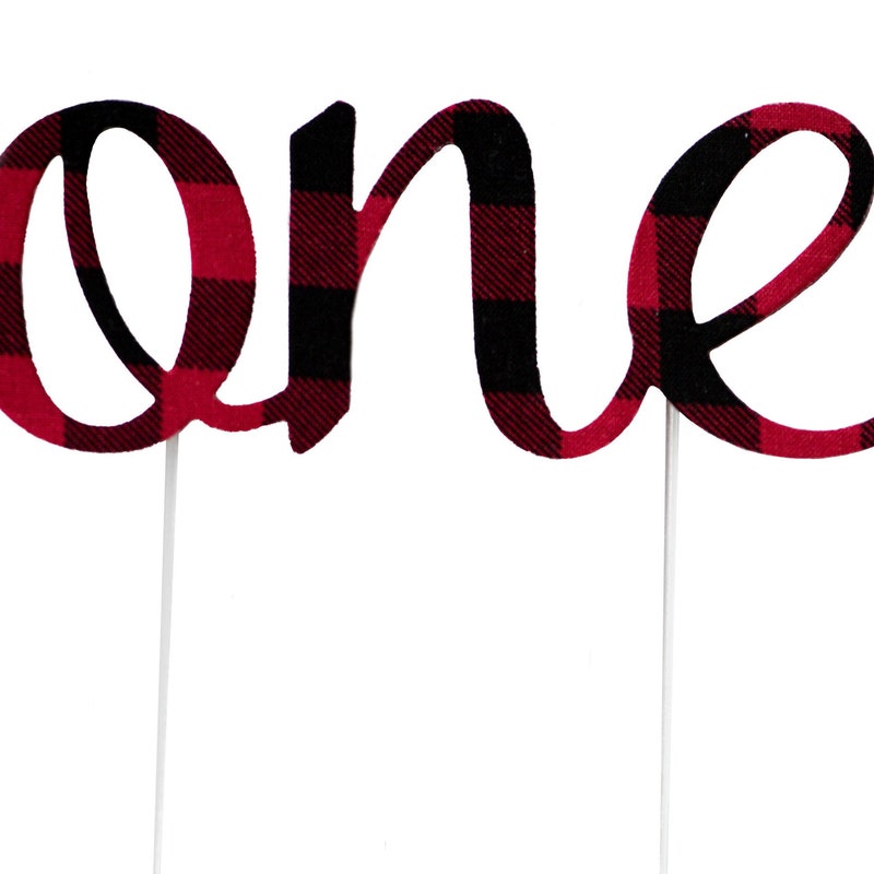 One Cake Topper - Etsy