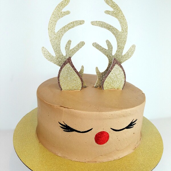 Rudolf Antlers - Etsy