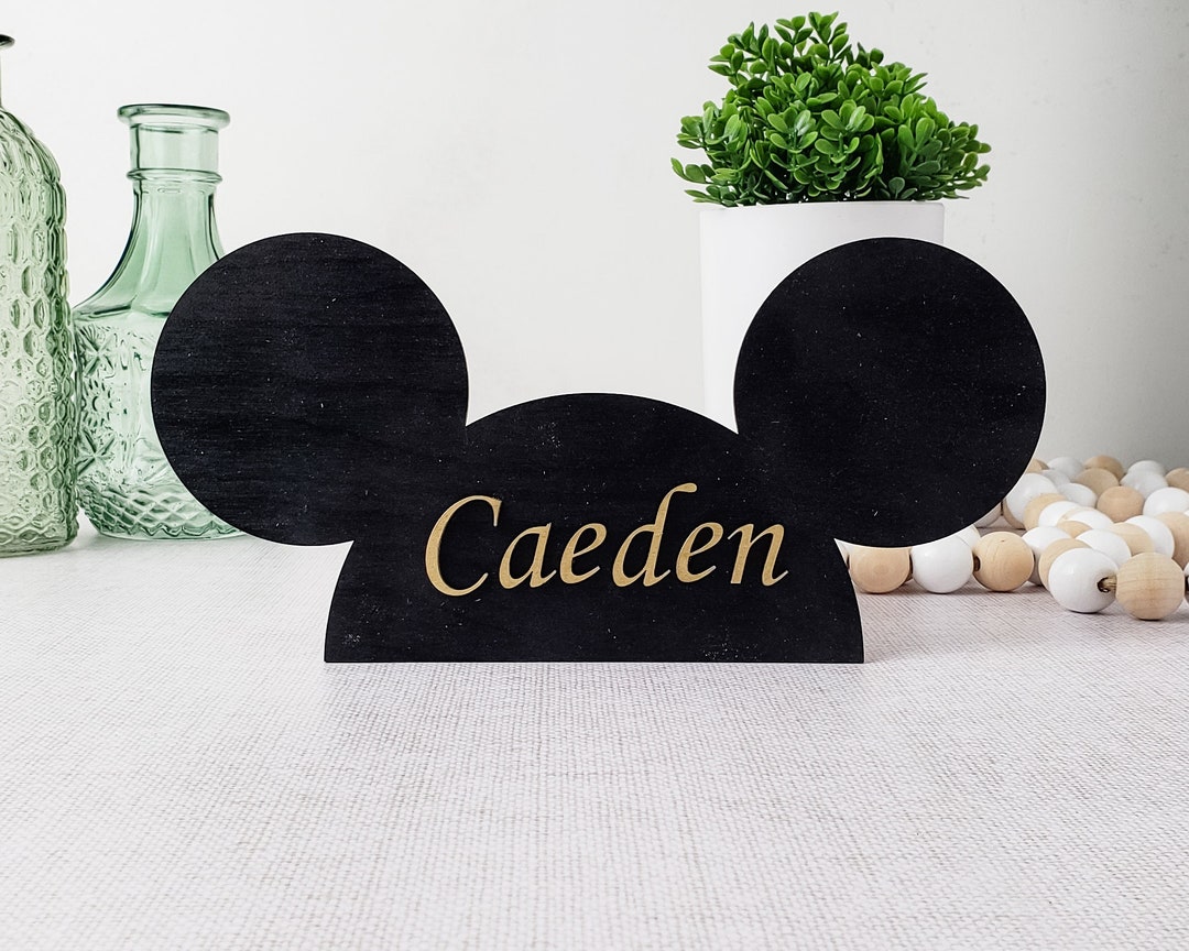 Custom Name Sign, Mouse Ear Sign, Themepark Sign, Kids Room Decor, Baby ...
