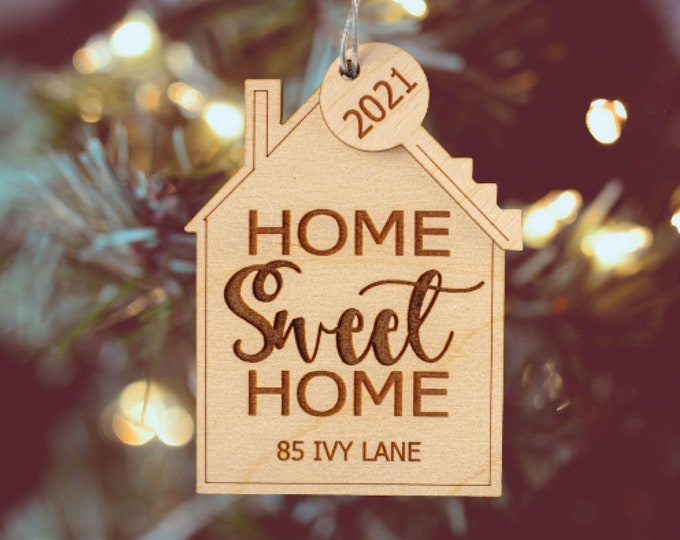 Home for the Holidays Zip Code New Home Ornament 2021 | Etsy