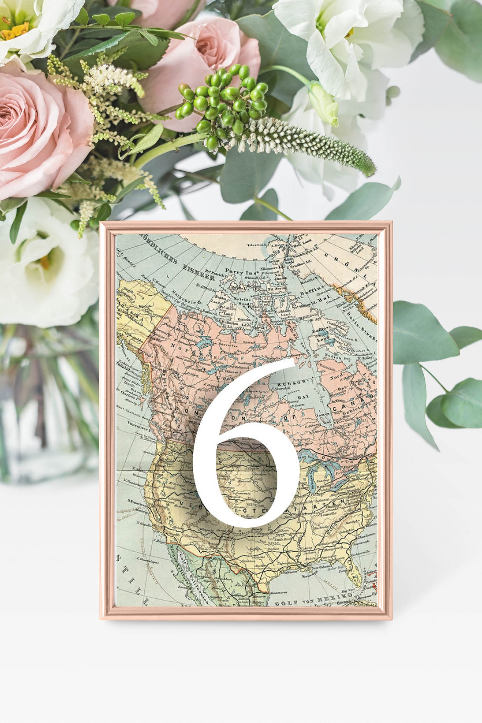 Travel Map Wedding Table Numbers Digital 1 to 22 Travel - Etsy