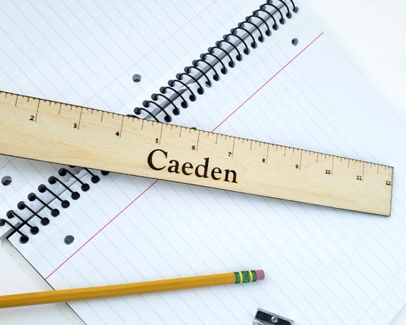 Personalized Ruler, Wooden Ruler, Back to School, Teacher Gift ...