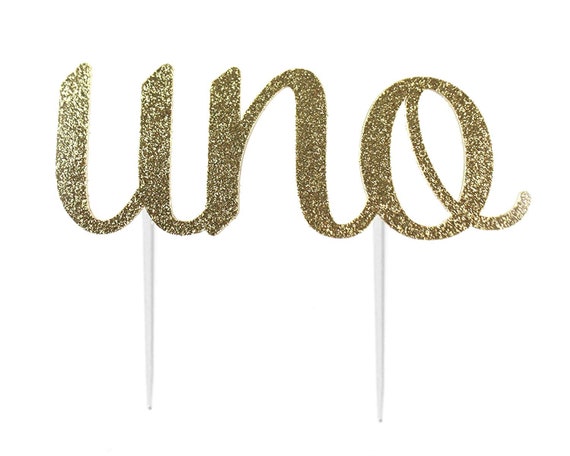 Uno One Cake Topper – Uno Theme Party – Uno Birthday Party – Cinco de ...