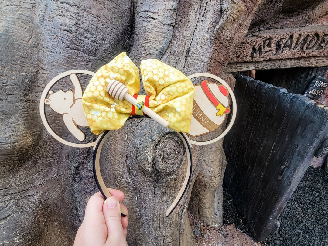 Winnie the Pooh Ears, Minnie Ears, Disney Headband, Winnie the Pooh ...