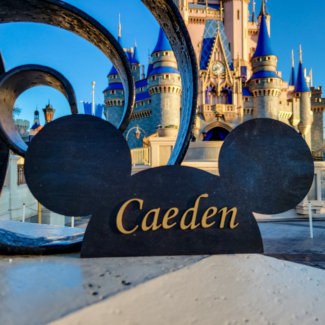 Custom Name Sign, Mouse Ear Sign, Themepark Sign, Kids Room Decor, Baby ...