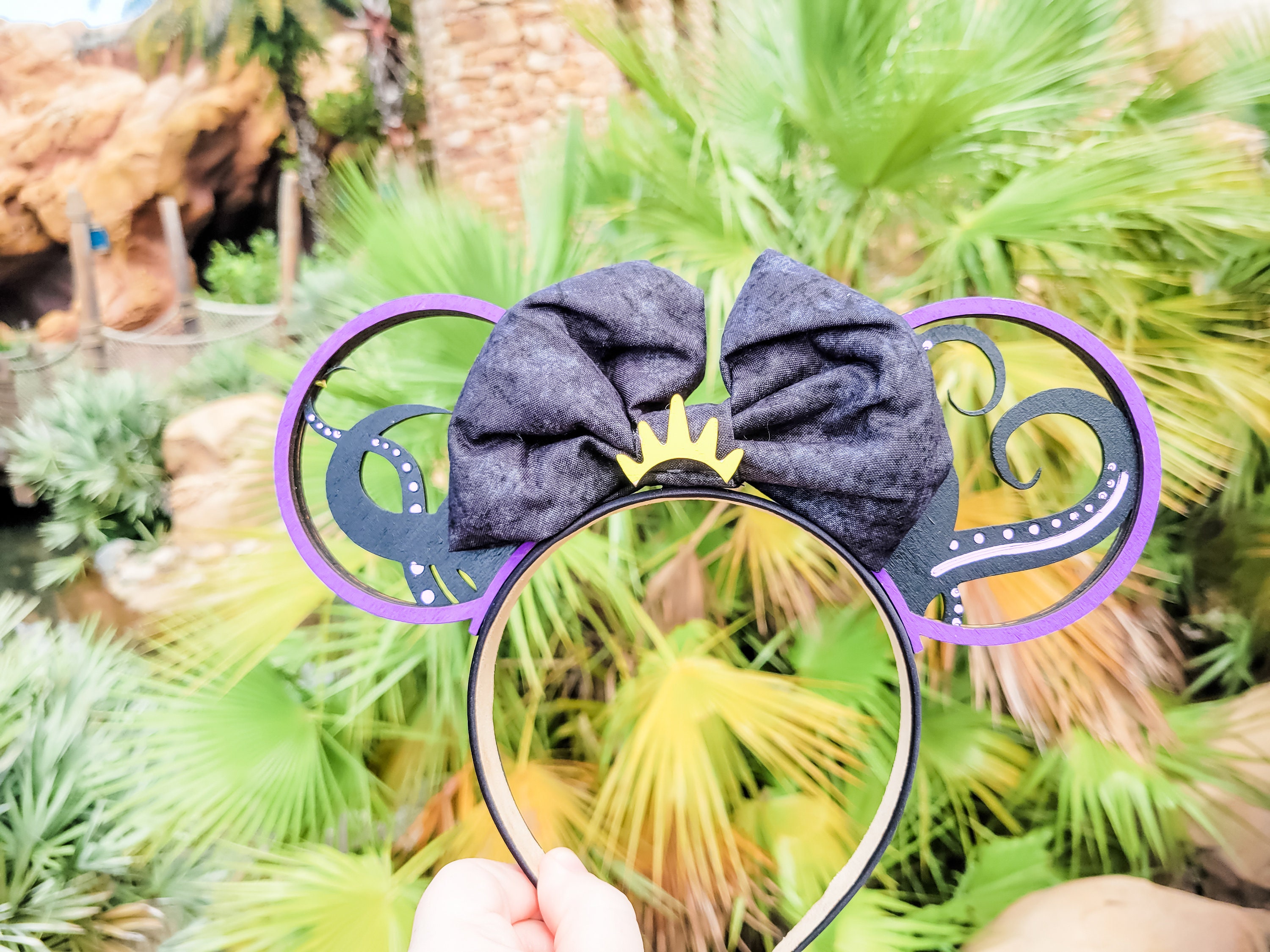 Ursula Ears, Minnie Ears, Disney Headband, Ursulua Headband