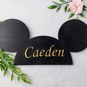 Custom Name Sign, Mouse Ear Sign, Themepark Sign, Kids Room Decor, Baby ...
