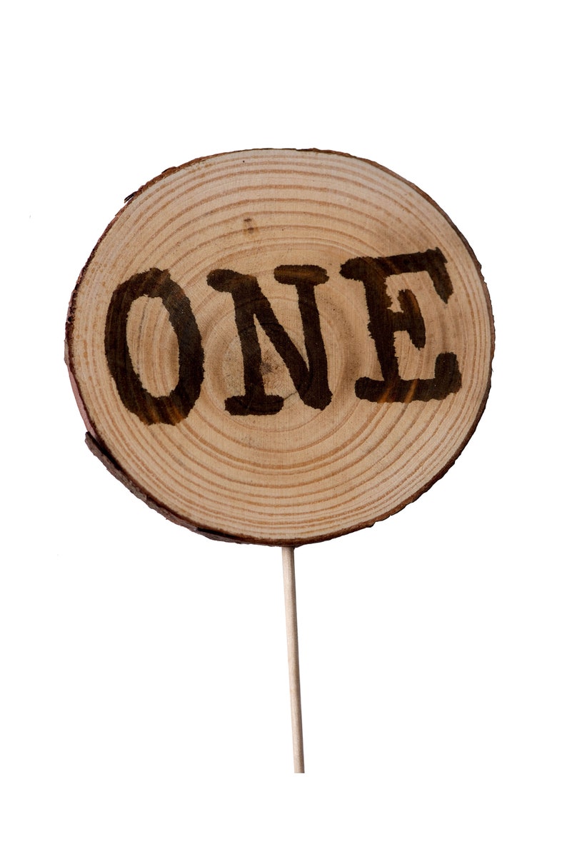 Wood Disc Cake Topper Birthday Cake Toppers First Birthday - Etsy