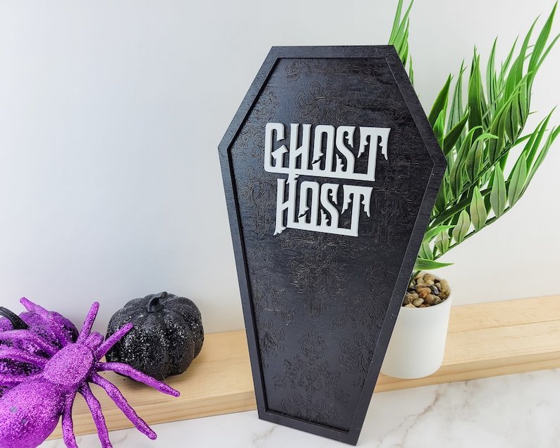 Ghost Host Welcome Foolish Mortals Haunted Mansion Coffin - Etsy