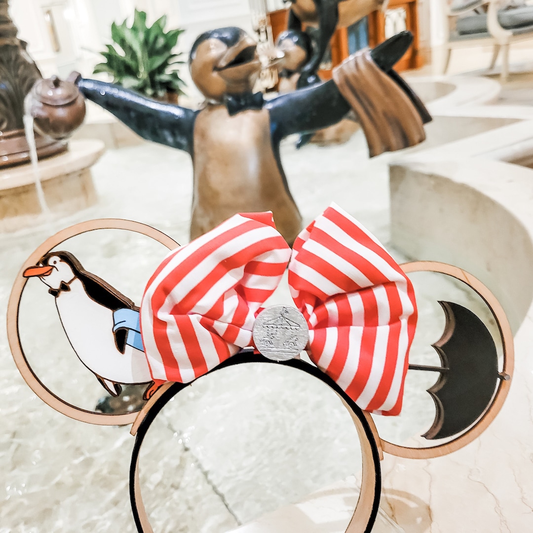 Mary Poppins Minnie Ears, Minnie Ears, Disney Headband, Mary Poppins ...