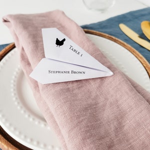 Airplane Seating Cards - DIY Digitial Download - I Design You Print ...