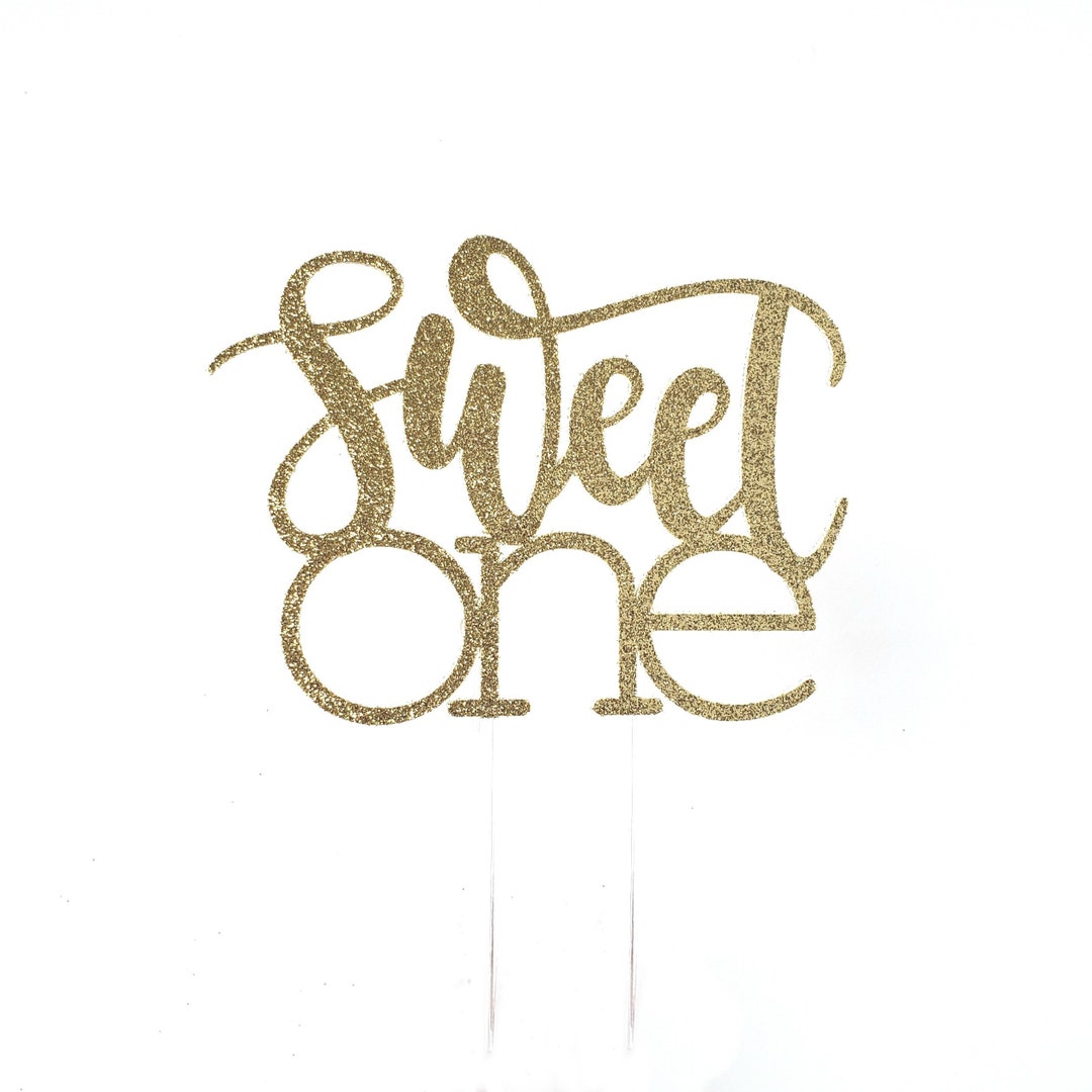 Sweet One Cake Topper – Ice Cream Party Theme Party – Dessert Birthday ...