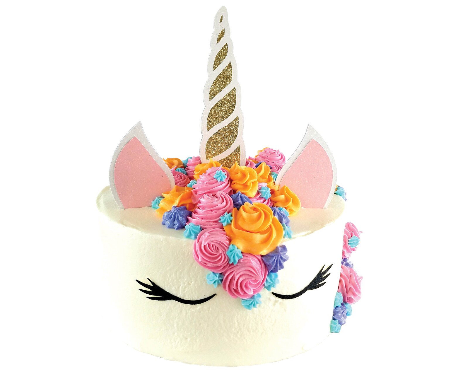 Unicorn Topper, Silver Glitter, for Unicorn Party - Etsy