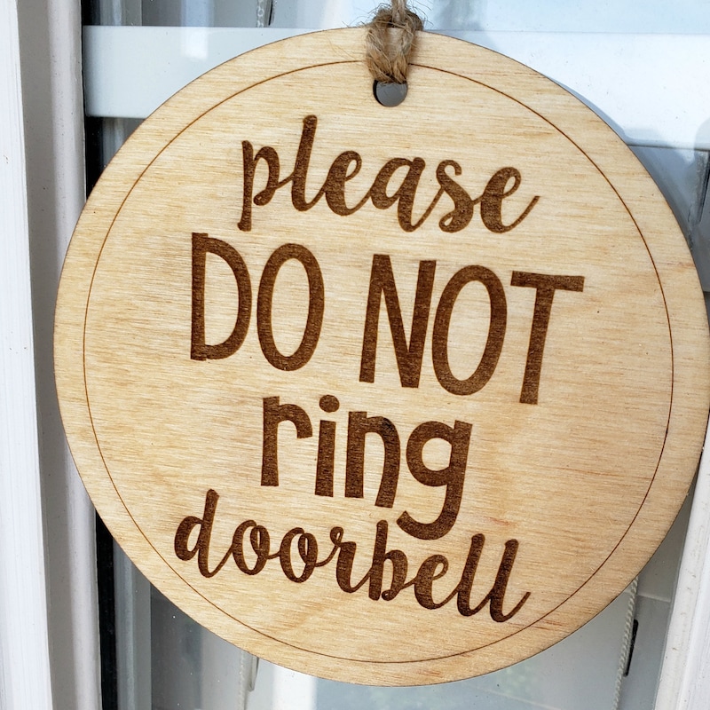 Please Ring Doorbell Sign - Etsy