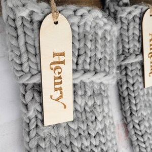 Stocking Name Tags, Stocking Tags, Christmas Gift Tags, Stocking Name ...