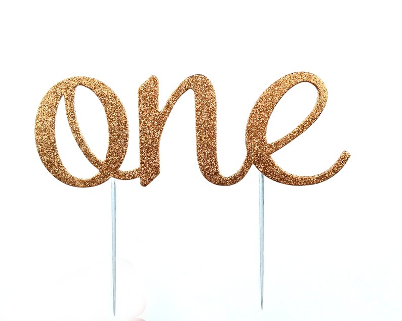 Blue One Cake Topper Birthday Cake Toppers First Birthday | Etsy