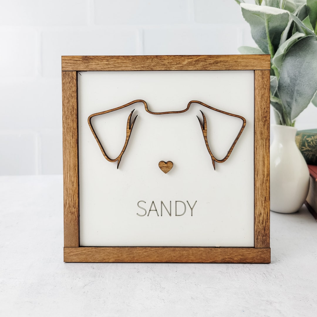 Pet Memorial Sign, Dog Memorial, Dog Sympathy Gift, Loss of Dog, Pet ...