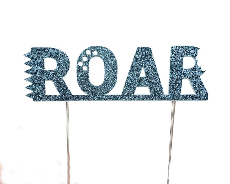 Dinosaur Roar Cake Topper – Dinosaur Theme Party – Dino Birthday Party ...