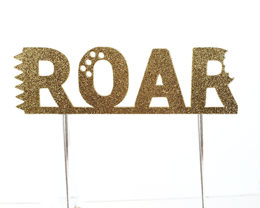 Dinosaur Roar Cake Topper – Dinosaur Theme Party – Dino Birthday Party ...