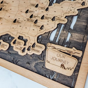 National Parks Map, Gift for Travelers, US National Parks Map ...