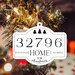 Home for the Holidays Zip Code New Home Ornament 2021 - Etsy
