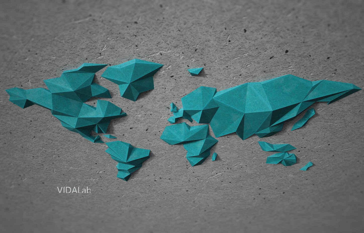 3D World map DIY template World map papercraft bulldog | Etsy