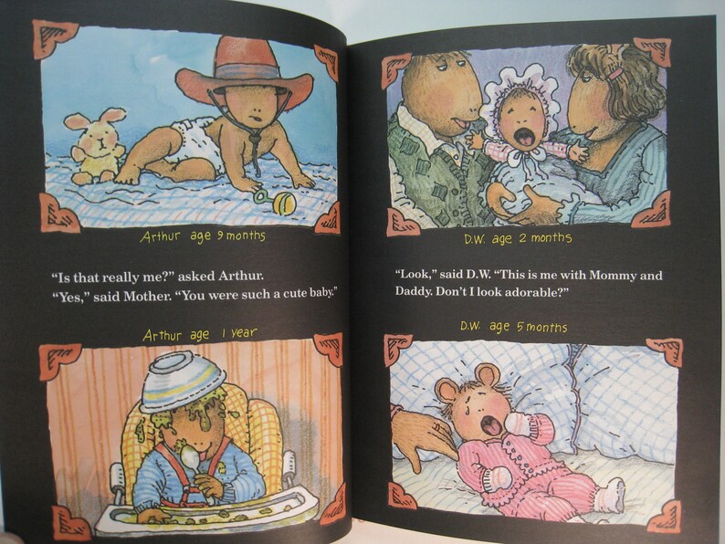 ARTHUR'S BABY weekly Reader Books Marc Brown 1987 1st - Etsy