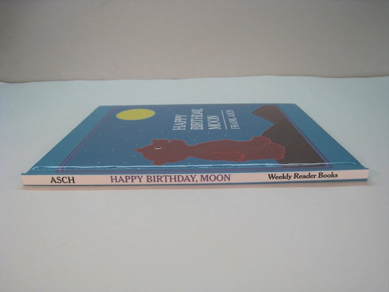 Happy Birthday Moon weekly Reader Books Frank Asch 1982 7th | Etsy