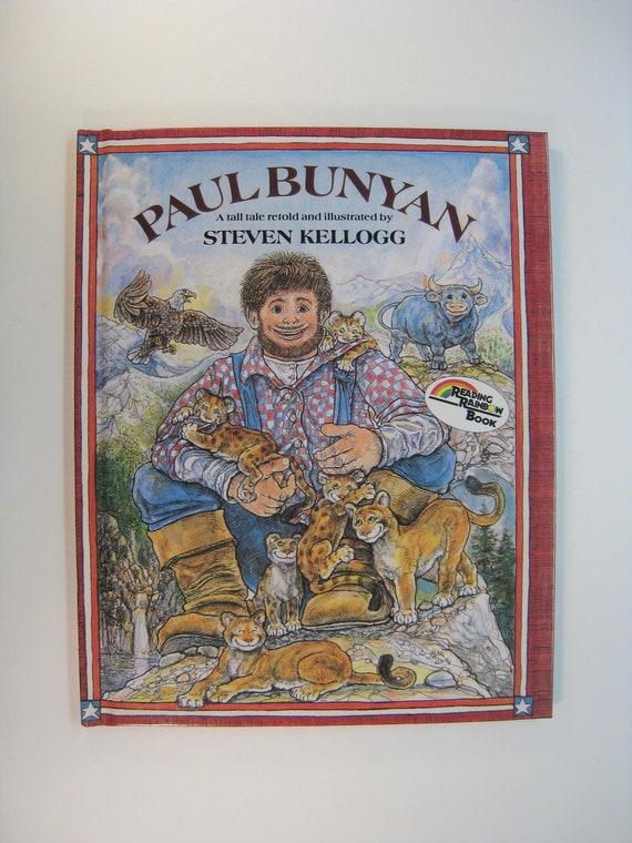 PAUL BUNYAN Steven Kellogg reading Rainbow Book NEW 1984 | Etsy