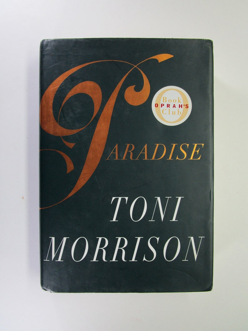 PARADISE Toni Morrison 1998 6th Printing BOMC Oprah Book | Etsy