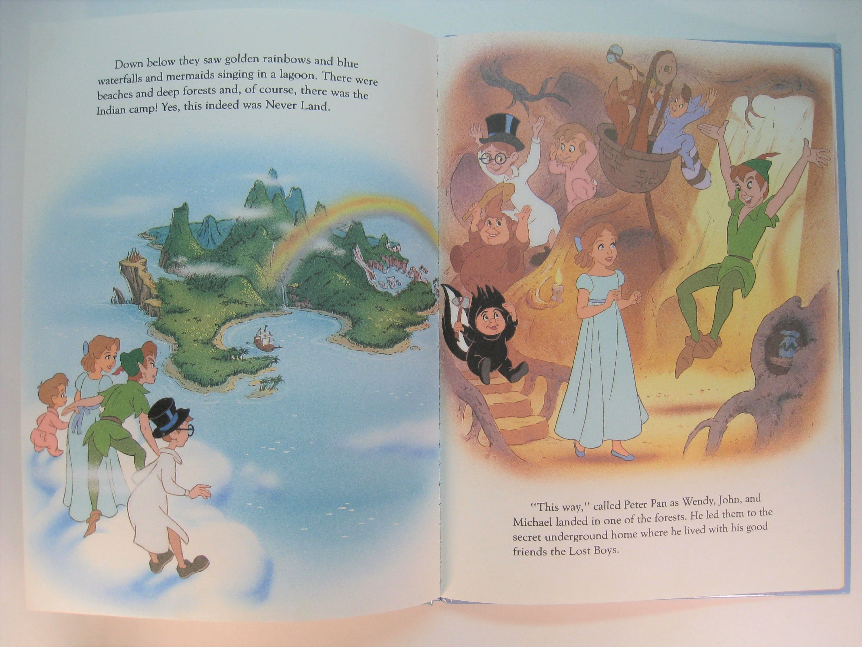 Walt Disney's Classic PETER PAN, A Big Golden Book, 1989 Very Good ...