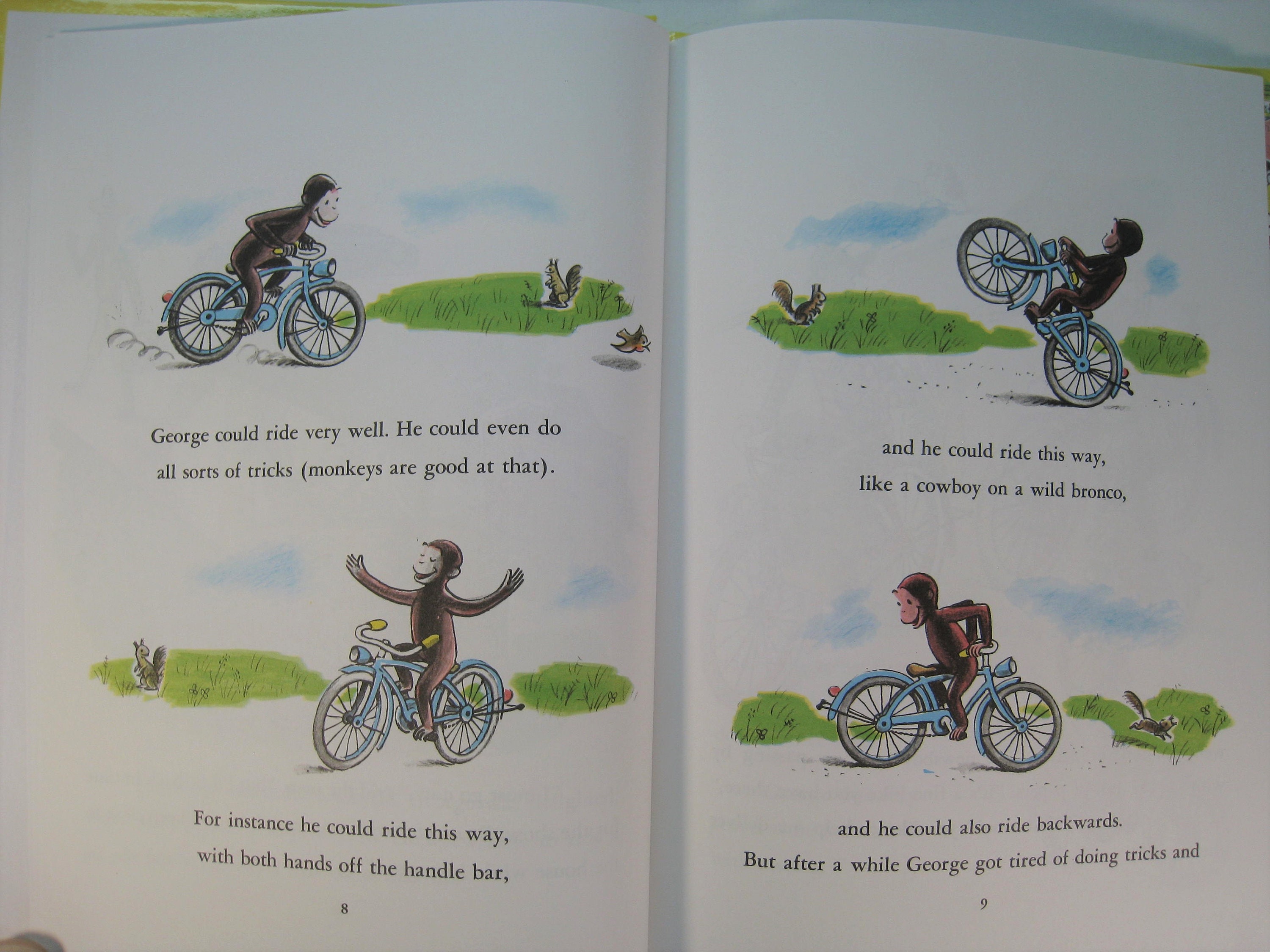 Curious George Rides a Bike (weekly Reader Books), H. A. Rey, AS NEW ...