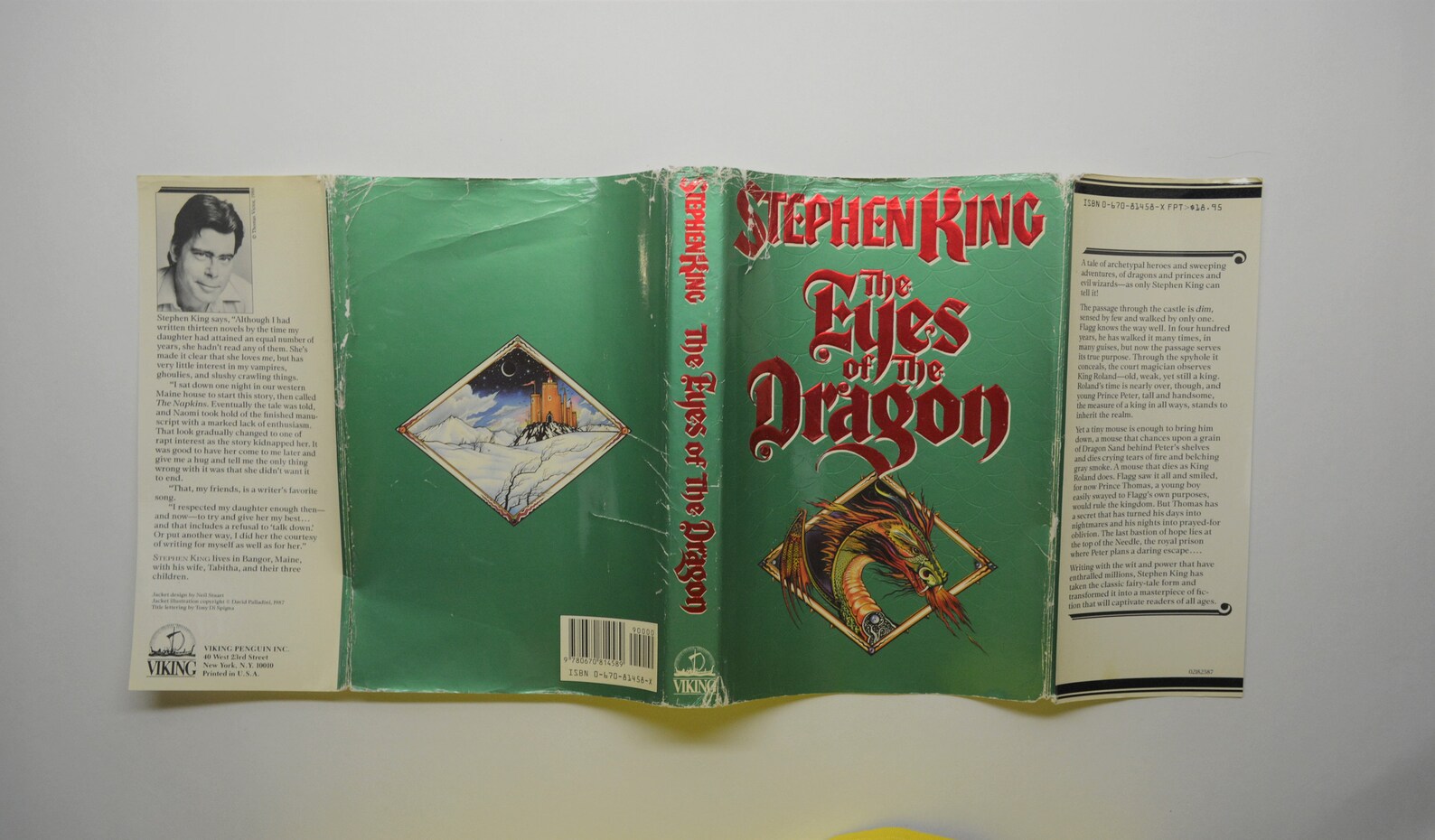 The Eyes of the Dragon STEPHEN KING 1987 1st Edition/1st Printing Very ...