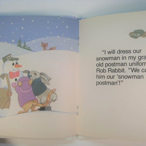 The SNOWMAN POSTMAN by Andy Rector COLLECTIBLE 1993 1st Edition, Very ...