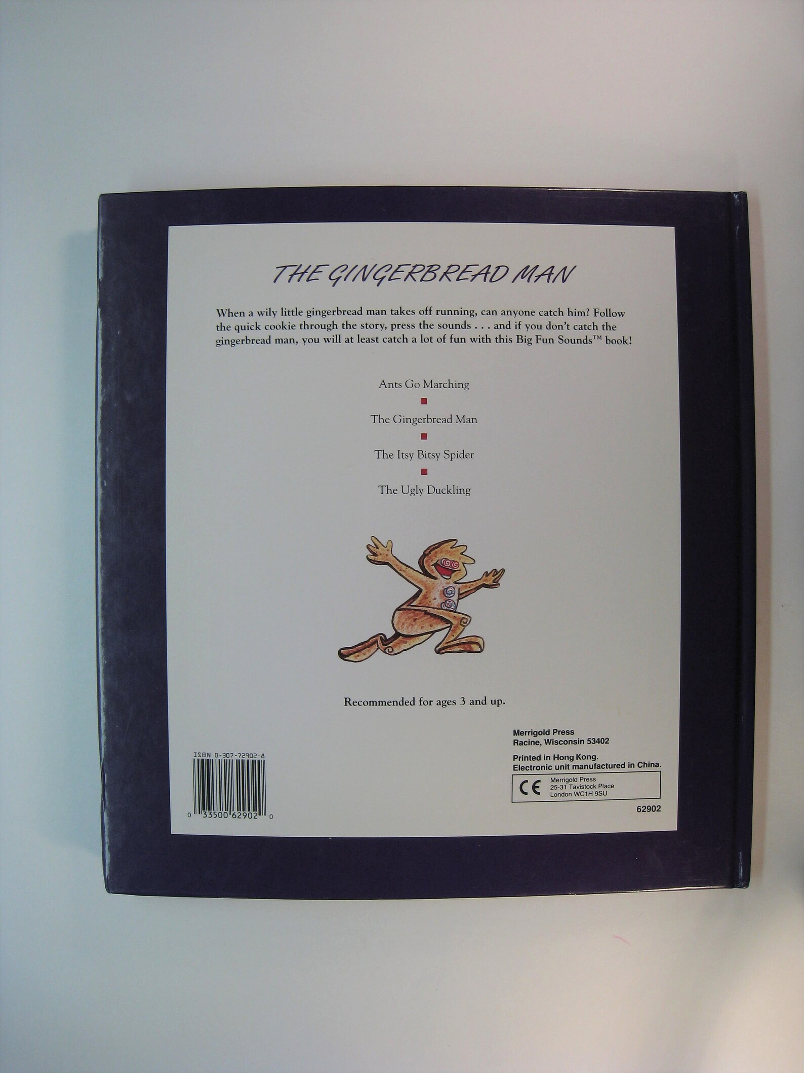The Gingerbread Man big Fun Sounds, 1994 RARE COLLECTIBLE, Very Fine ...