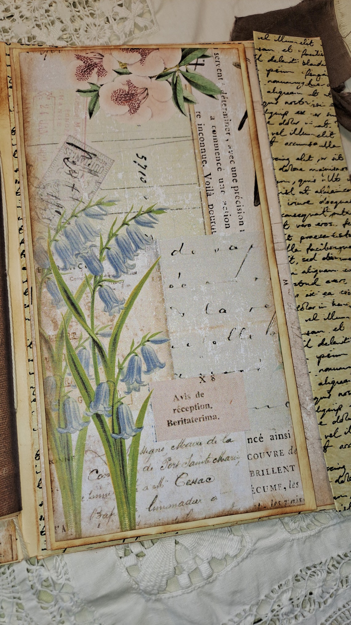 Handmade Letter Stack Folio With Removable Notebook - Etsy