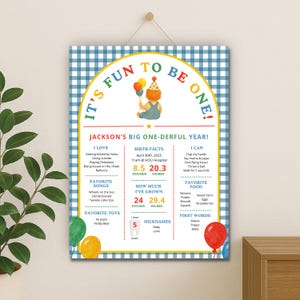 Fun to Be One BUNDLE Birthday Party Editable Templates | First Birthday ...