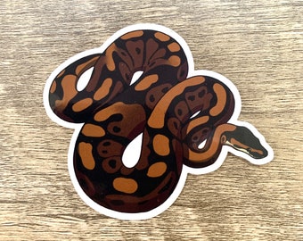 Ball Python Car Decal - Etsy
