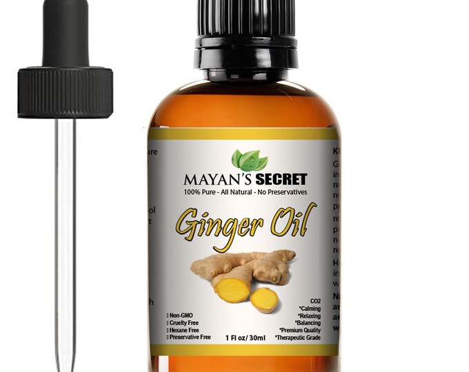 Pure Ginger Oil 5ml Grandma's Home 100% Organic, Pure and Natural ...