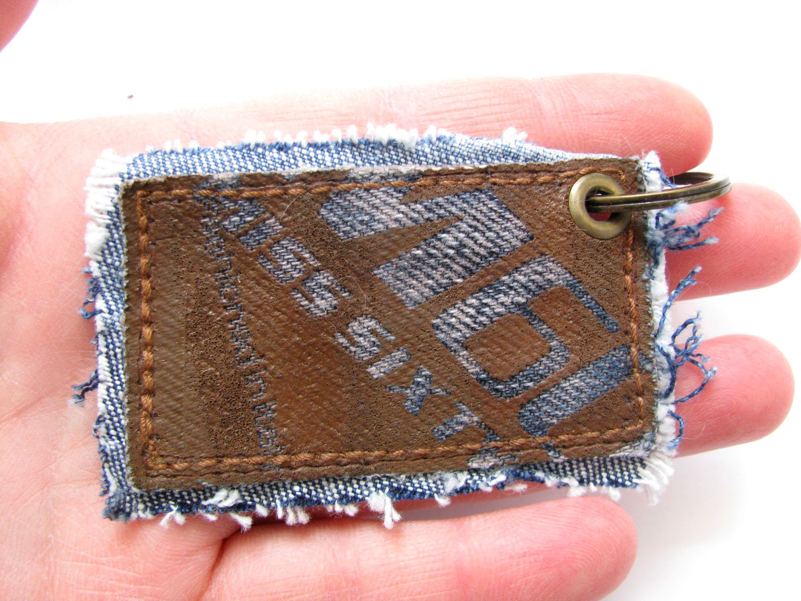 Jeans Key Chain - Etsy