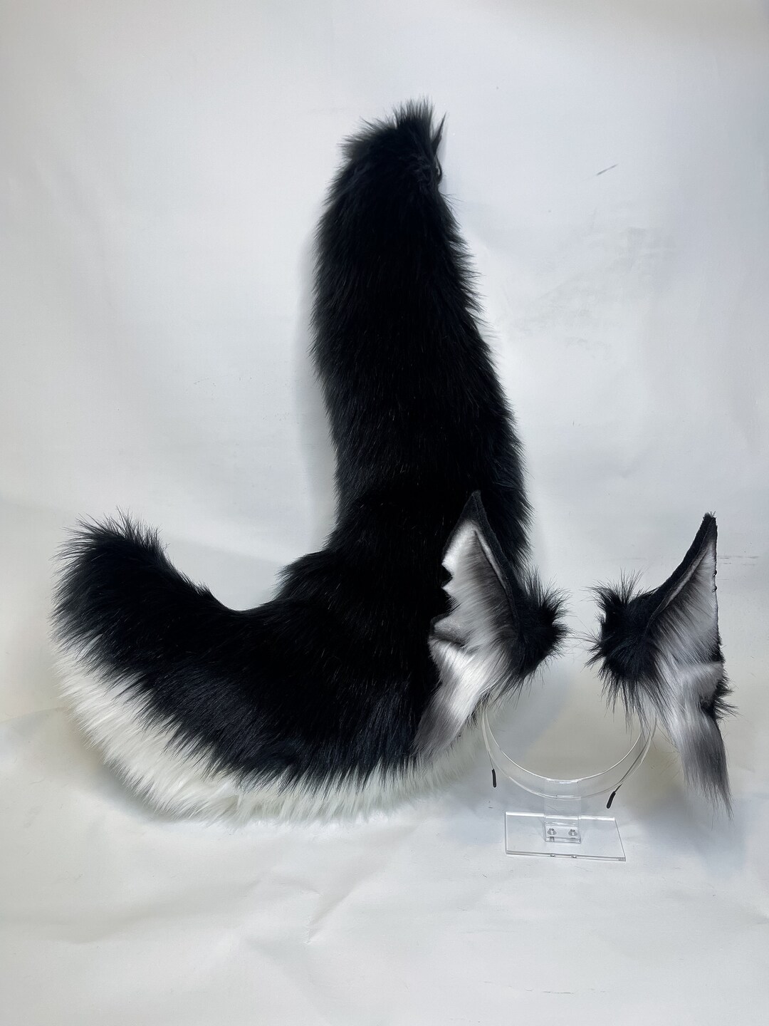 MTO Loona B&W Hellhound Inspired Ears and Tail - Etsy