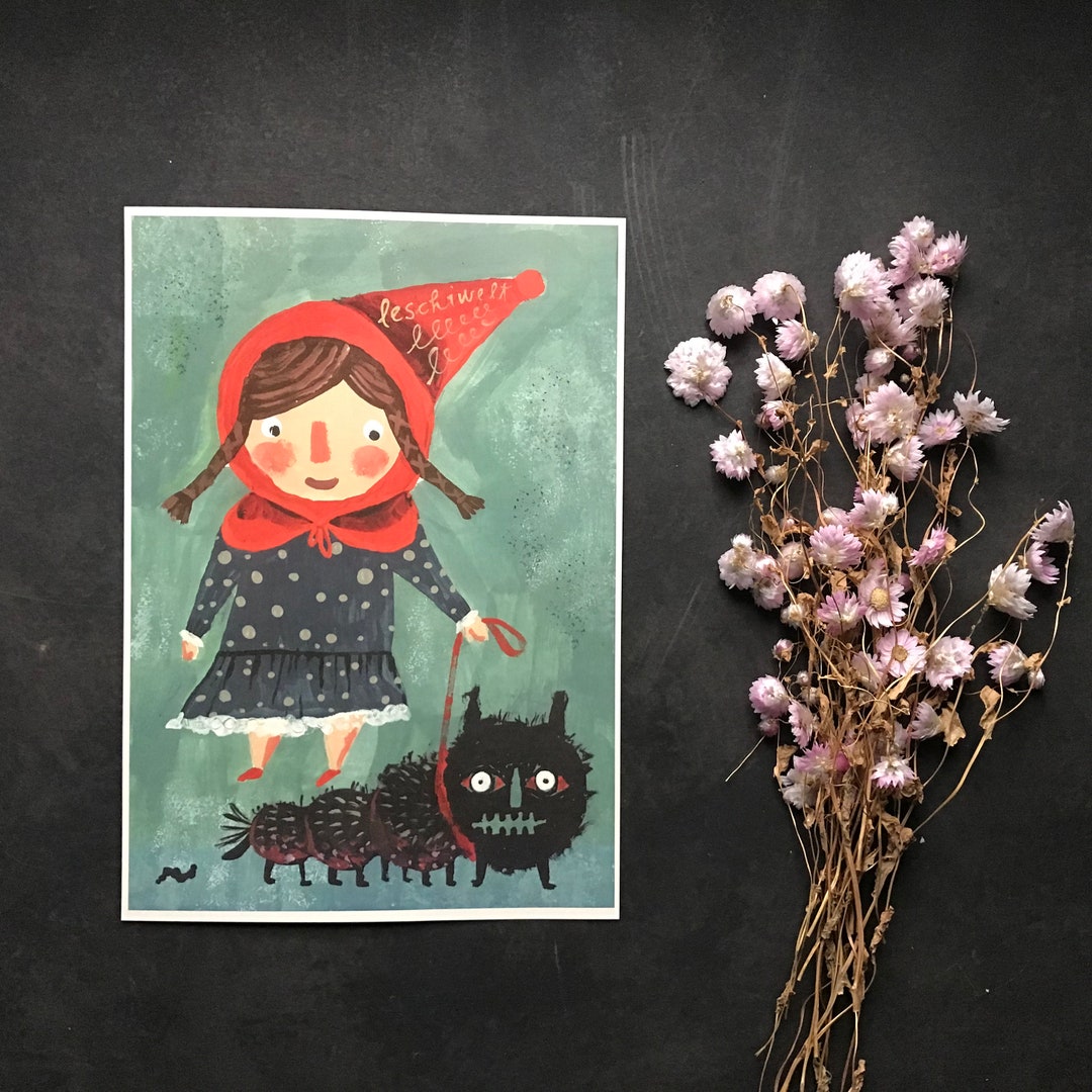 POSTER!!! Little Red Riding Hood A3/A4 - Etsy