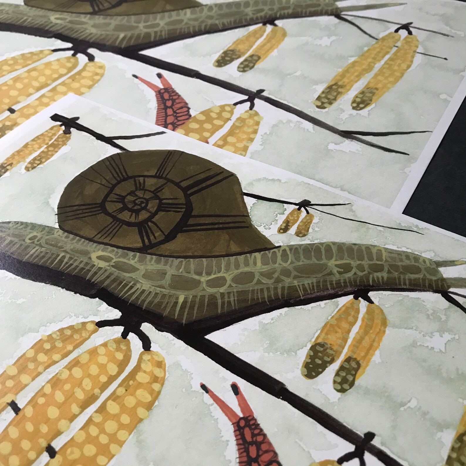 POSTER Snail A3/A4 - Etsy